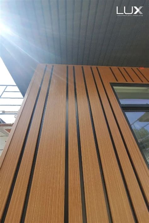 Lux Architectural Cladding Knotty Woodgrain Steel Siding Cladding Design Metal Cladding
