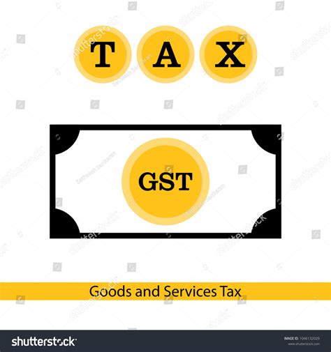 Creative Vector Illustration Goods Service Tax Stock Vector Royalty