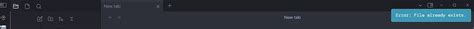 Error File Already Exists Help Obsidian Forum