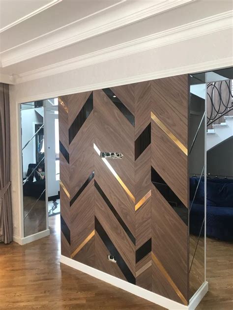 Пин от пользователя Boumkouk на доске Habillage Bois Дизайн стены Идеи для дома Стена из