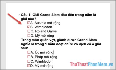 How To Mark A Tick In Word