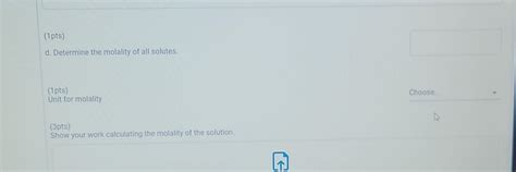 Solved 1pts B Determine The Number Of Moles Of All Chegg Com