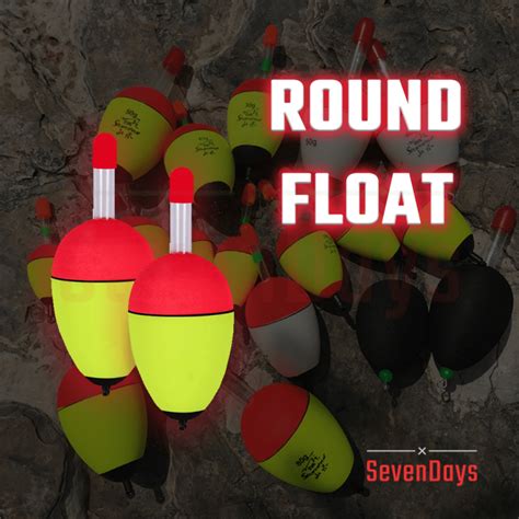 Round Float Fishing Pelampung Pancing 10 80 Fluorescent Light Tackle