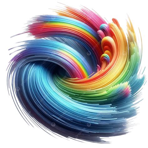 Colorful Rainbow Swirl Design Rainbow Swirl Colorful Design Abstract