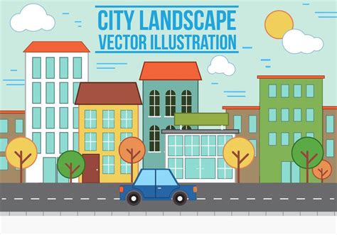 Urban Landscape Vector Art Icons And Graphics For Free Download