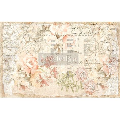 Decoupage Papers Redesign With Prima Mulberry Paper Floral Parchment
