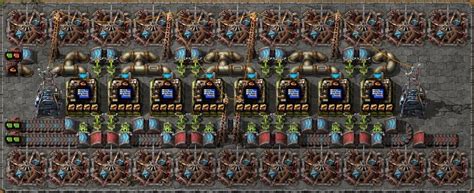 Tileable Space Efficient Blue Circuits Processing Units Factorio