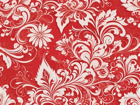 Premium Vector Red Pattern Vector
