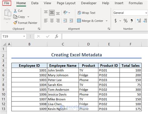 Guite To Excel Metadata View Modify And Remove Exceldemy