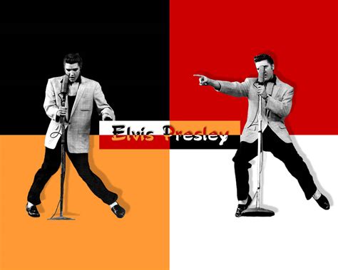 Download Elvis Presley Color Edit Wallpaper