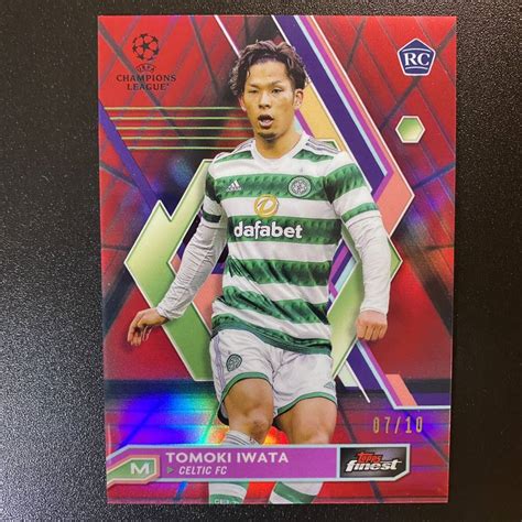 2022 23 Topps Finest Uefa Refractor Rookie Tomoki Iwata 岩田智輝 10 セルティックfc その他 ｜売買されたオークション情報