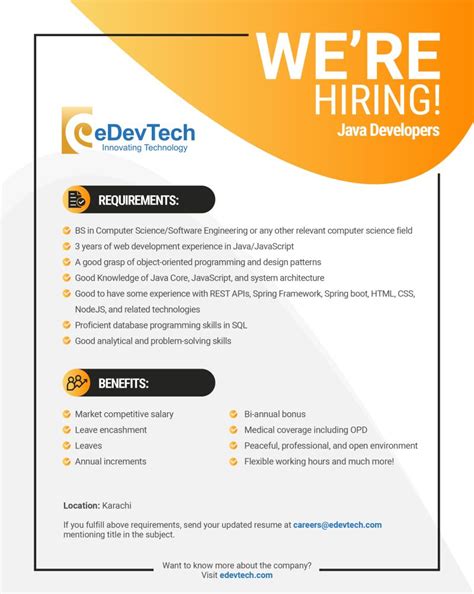 Sana Hanif On Linkedin Javadeveloper Edevtechnologies Hiringnow
