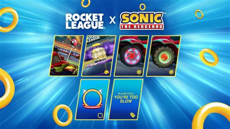 Rocket League Celebrates Sonic With New Mode And Event Items Sonic The Hedgehog News