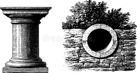 Classical Architecture And Stone Work Engraving For Design And History