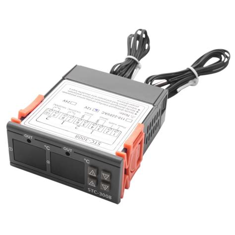 Dual Digital Incubator Thermostat Display Temperature Controller 12v Bd