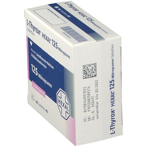 L Thyrox® Hexal® 125 98 St Mit Dem E Rezept Kaufen Shop Apotheke