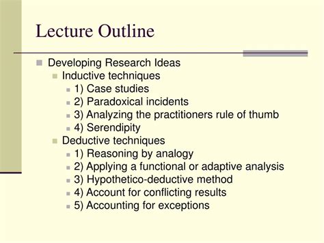 Ppt Lecture Outline Powerpoint Presentation Free Download Id2993478