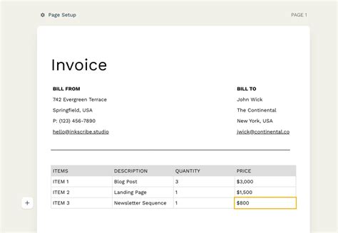 How To Write A Simple Invoice