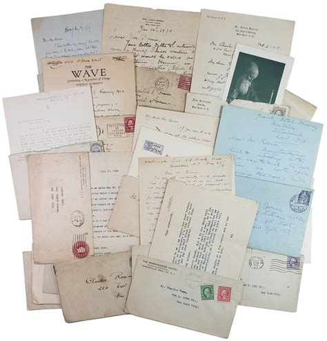 Archive Of Letters To Charles Romm Bookseller And Book Thief 29