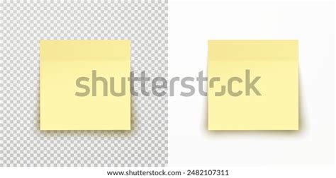 Post Note Paper Sheet Sticky Sticker Stock Vector Royalty Free