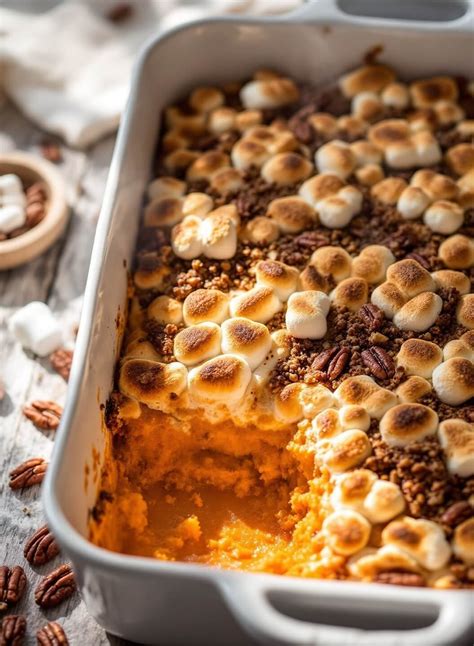 Classic Sweet Potato Casserole With Marshmallows Her Cozy Haven