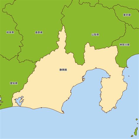 静岡県の地図 Map It マップ・イット