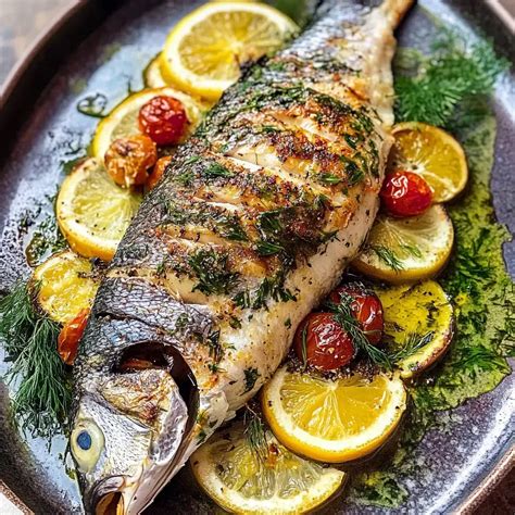 Greek Branzino With Lemon Sauce Lilicooks