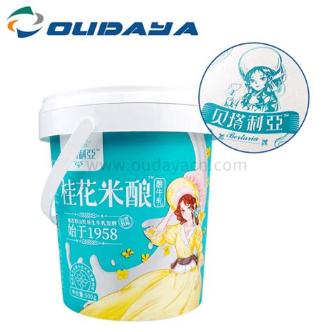 800ml 플라스틱 쿠키 버킷 뚜껑이있는 변조 방지 의 고품질 800ml 플라스틱 쿠키 버킷 뚜껑이있는 변조 방지