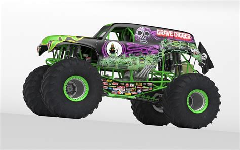 Grave Digger Monster Truck 3d Model Cgtrader