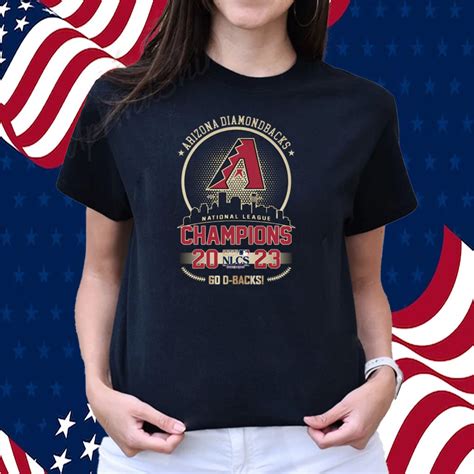 Arizona Diamonbacks National League Champions 2023 Ncls Loandepot Go D Backs Shirt Shirts Owl
