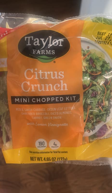 Taylor Farms Citrus Crunch Mini Chopped Salad Kit Fig App