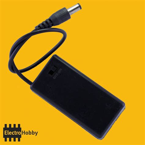 Battery Holder 9v Con Jack E Interruptor Para Electrónica Diy