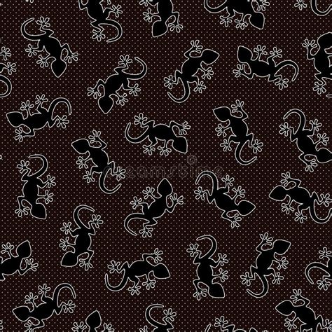 Pattern Of The Salamander Stock Vector Illustration Of Repeat 127080764