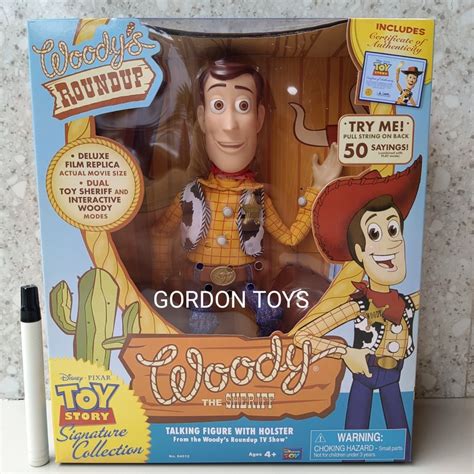 Jual Thinkway Toy Story Signature Collection Woody Certificate Original