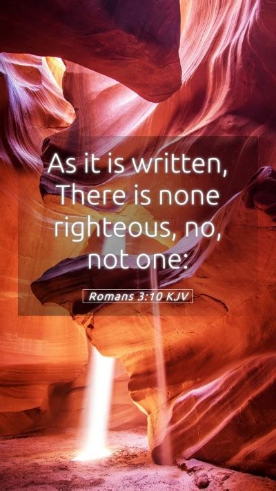 Romans 310 Bible Verse Meaning As It Is Written There Is None