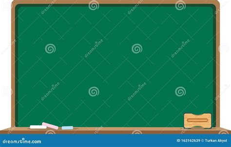 Classroom Blackboard Illustration Stock Vector Illustration Of