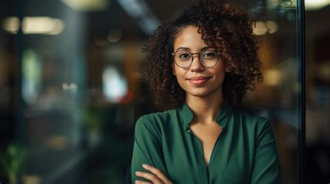 Premium Ai Image Portrait Of A Beautiful African American