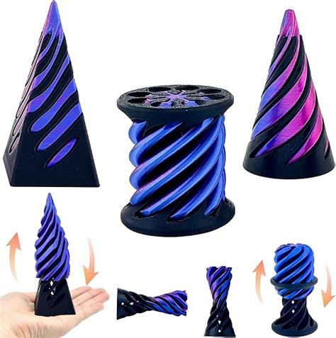 3 Packs Impossible Conespiral Cone Fidget Toy Impossible