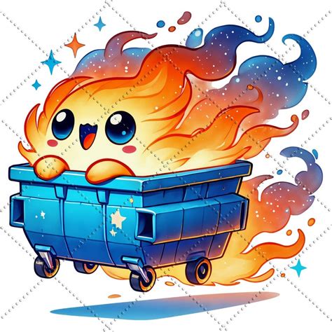 23 Cute Dumpster Fire Svg Png Garbage Svg Trash Can Clipart Everything Is Fine Trendy