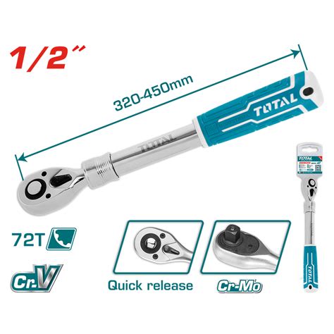 Safari Group Rachet 1 2 72t Extendible 340 450mm Cr V Crmo Lib Rapida