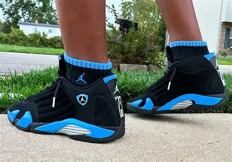 Air Jordan 14 Black University Blue 2026 487471 007