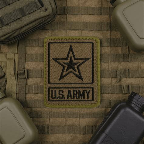 Subdued Army Logo Patch Military And Youth Uniform