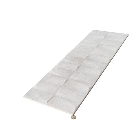 Grazioso Monument White 3d Ceramic Tile Tile Club