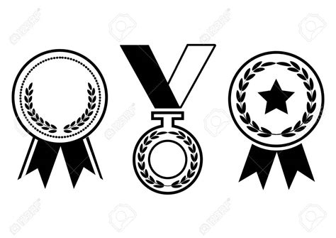 Medal Clipart Black And White 10 Free Cliparts Download Images On