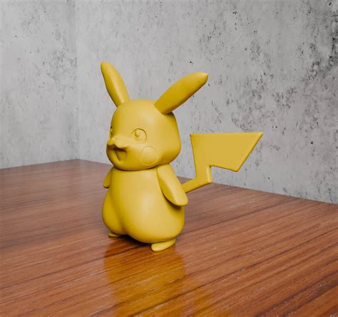 Pikachu By Budahazi Designmakerworld Download Free 3d Models