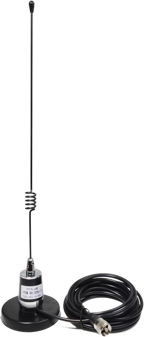 Hys 462 467 Mhz Uhf Pre Tuned Nmo Amateur Gmrs 17 7inchs