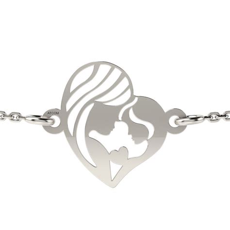 Bratara Cu Lantisor Din Argint Model Mama Si Fiica Emagro