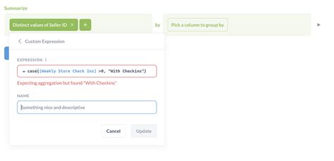 Case Function Error Expecting Aggregation But Found Get Help Metabase Discussion