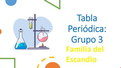Grupo 3 De La Tabla Periódica Características Familia Del Escandio