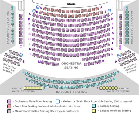 Seating Charts Oregon Coast Council For The Arts